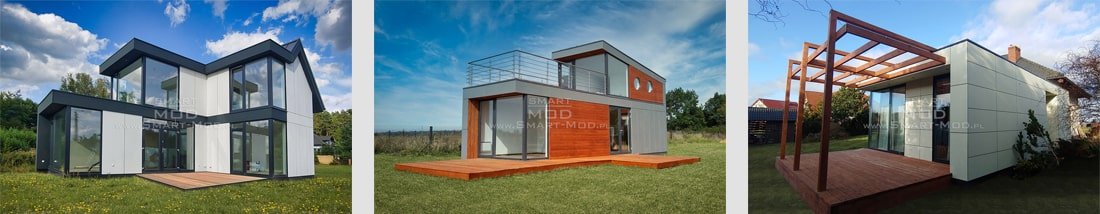 Domy modułowe Smart-Mod domki letniskowe, całoroczne, biura